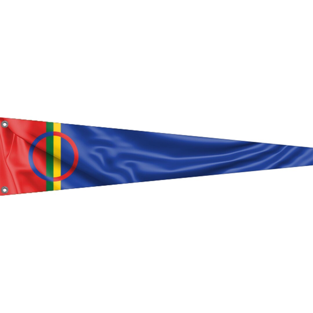 Sami People Pennant Flag | Unique Design Print | High Quality Materials ...