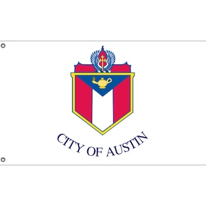 Austin City Flag Unique Print 3x5 Ft / 90x150 Cm Size EU - Etsy
