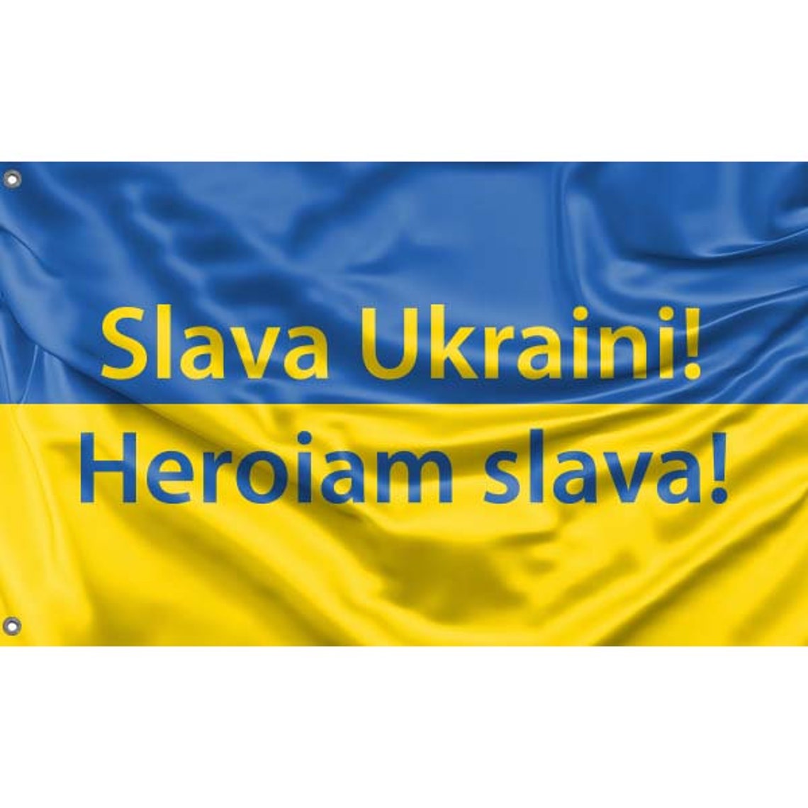 AOOLIVE Slava Ukraini Heroiam Slava Flag Unique Design Print