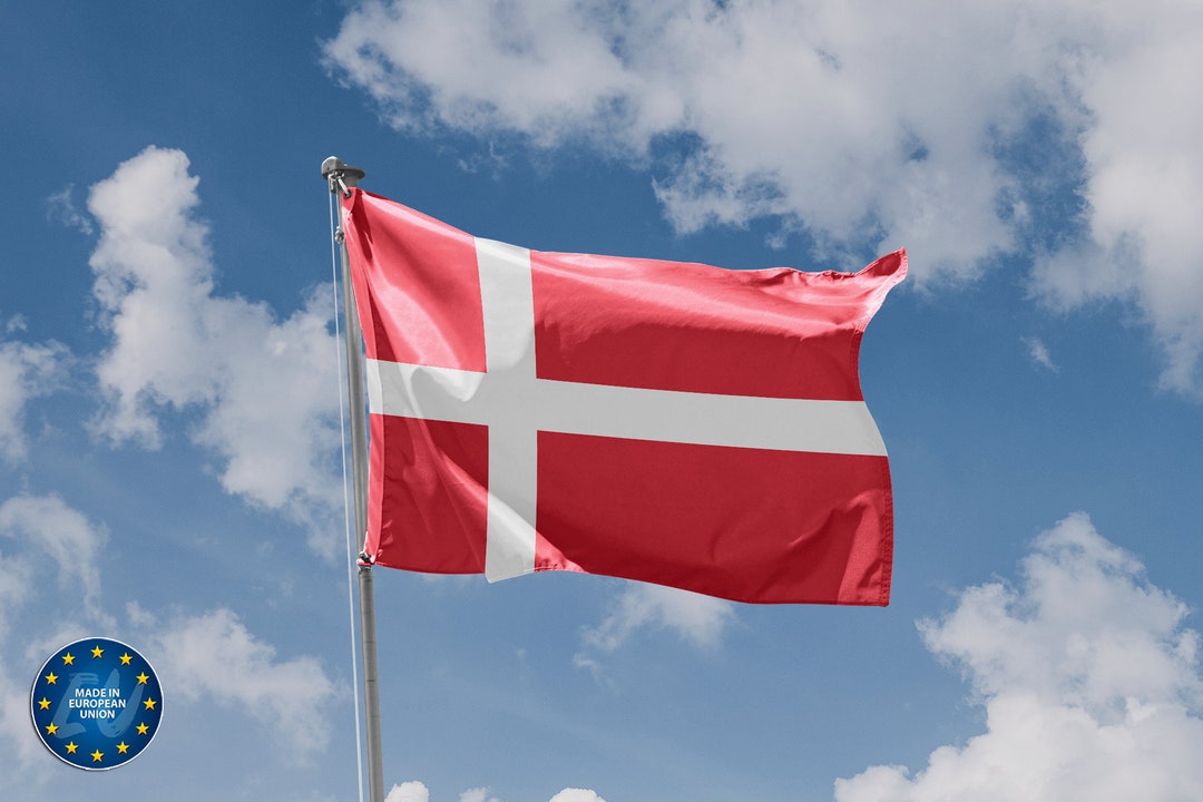 Flag of Denmark | Unique Design Print | High Quality Materials | Size ...
