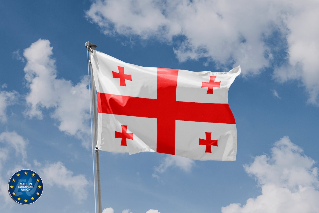 Flag of Georgia | Unique Design Print | High Quality Materials | Size ...