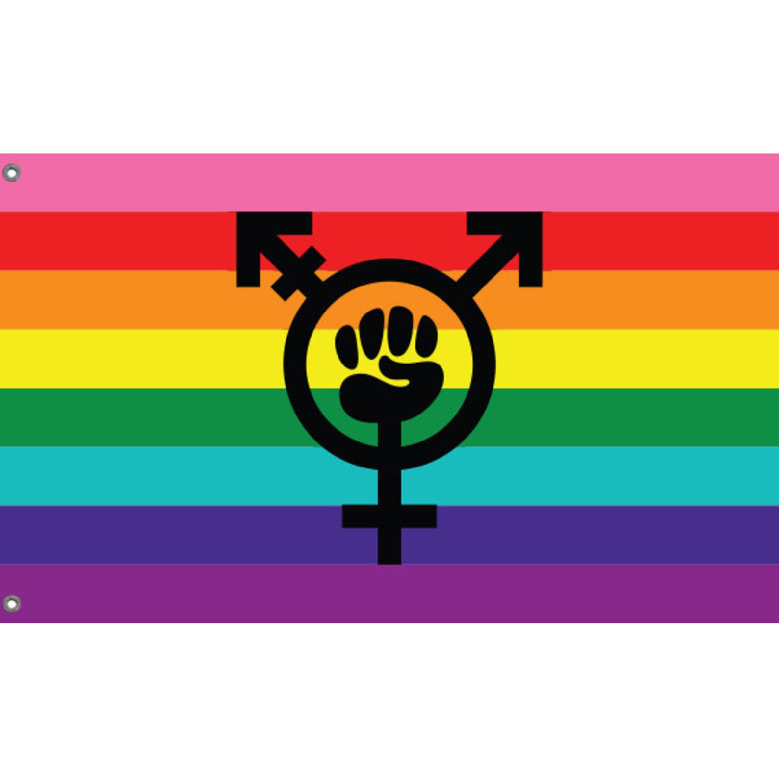Trans Feminist Symbol Flag | Unique Design Print | Hiqh Quality ...