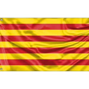 Senyera catalonia Flag Unique Design Print High Quality Materials Size ...