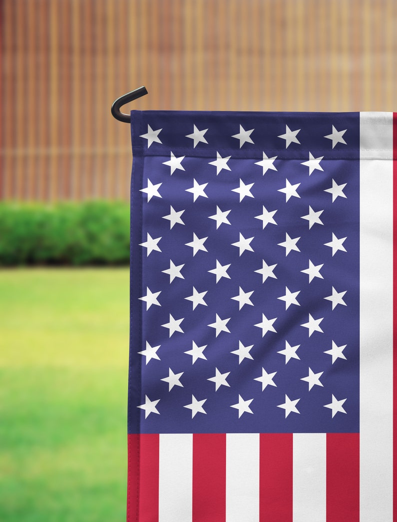 United States of America Garden Flag | Size - 12" X 18" | Double Sided ...