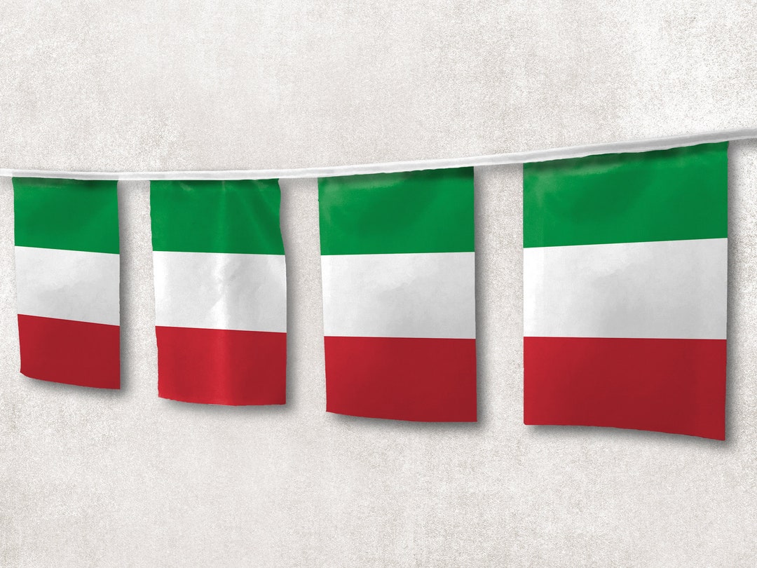 Italy Flag Garland | Unique Design Home Decor | High Quality Materials ...