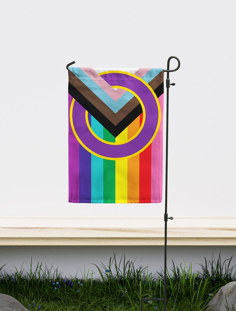 Inclusive Progressive Pride Garden Flag Size 12 X - Etsy