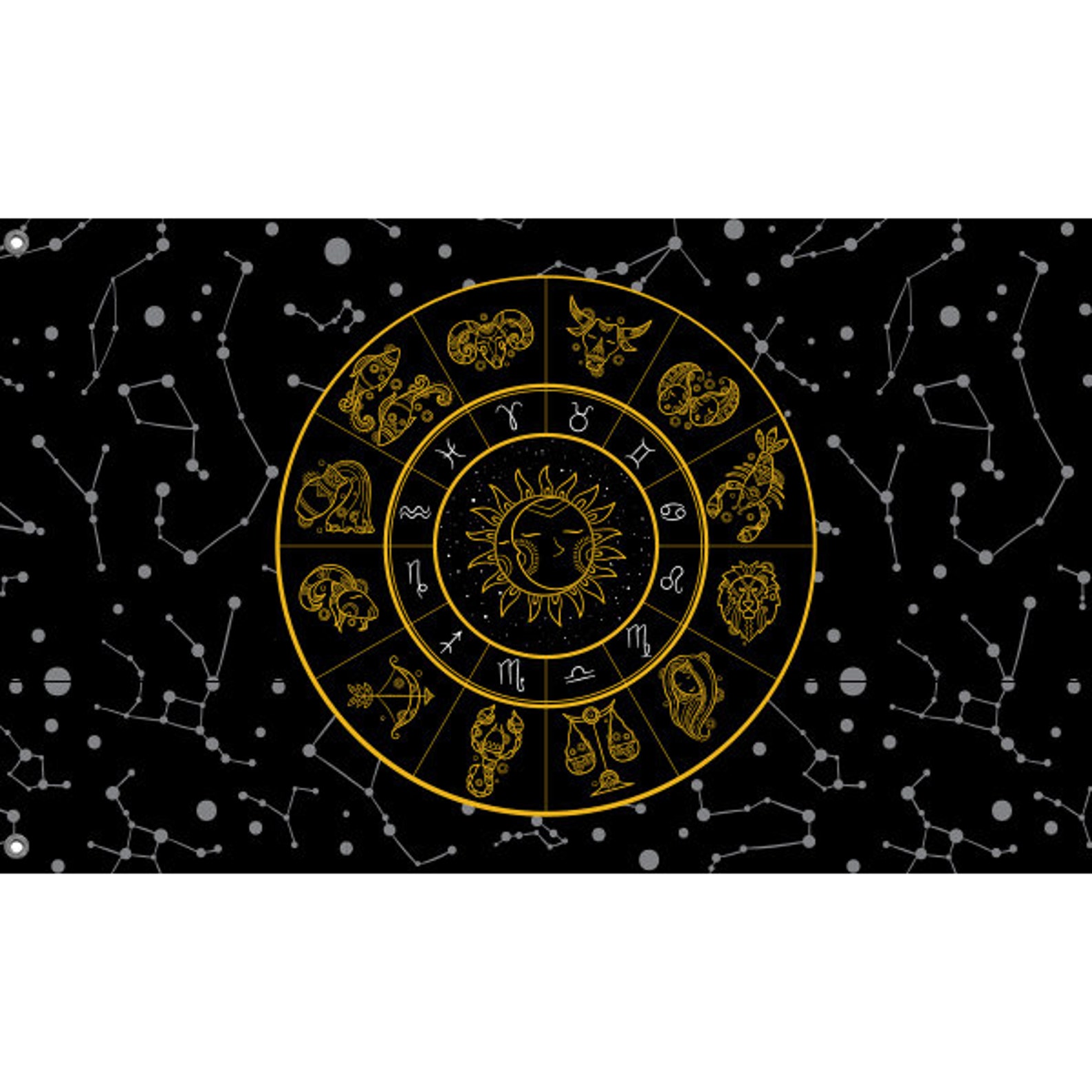 Zodiac Signs Flag | Unique Design Print | Hiqh Quality Materials | Size ...