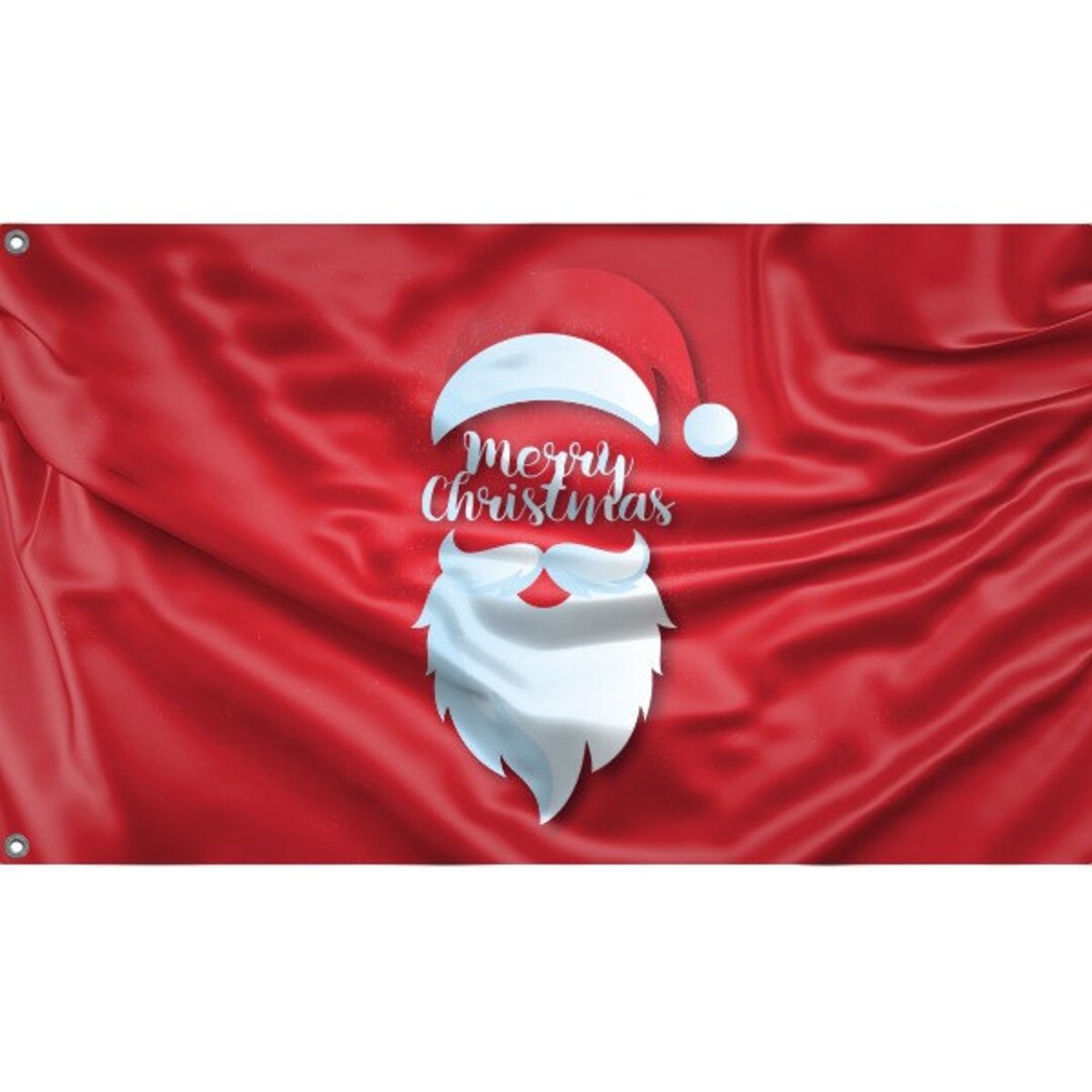 Santa Claus Flag II Unique Design Print High Quality Materials Size 3x5 ...
