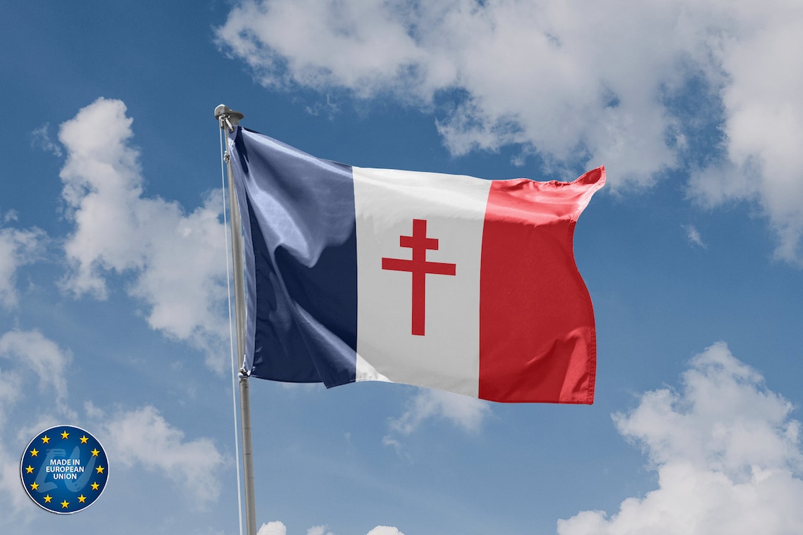 French Resistance Flag (1940-1944) | Unique Design Print | High Quality ...