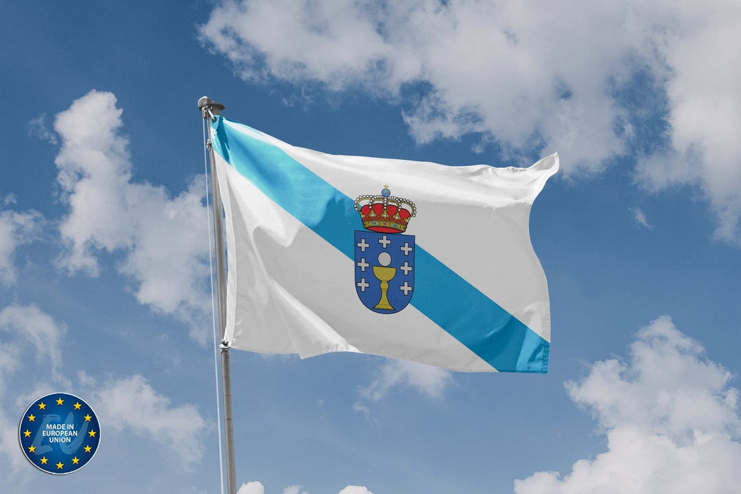 Galicia Flag, Spain | Unique Design Print | High Quality Materials | 5 ...