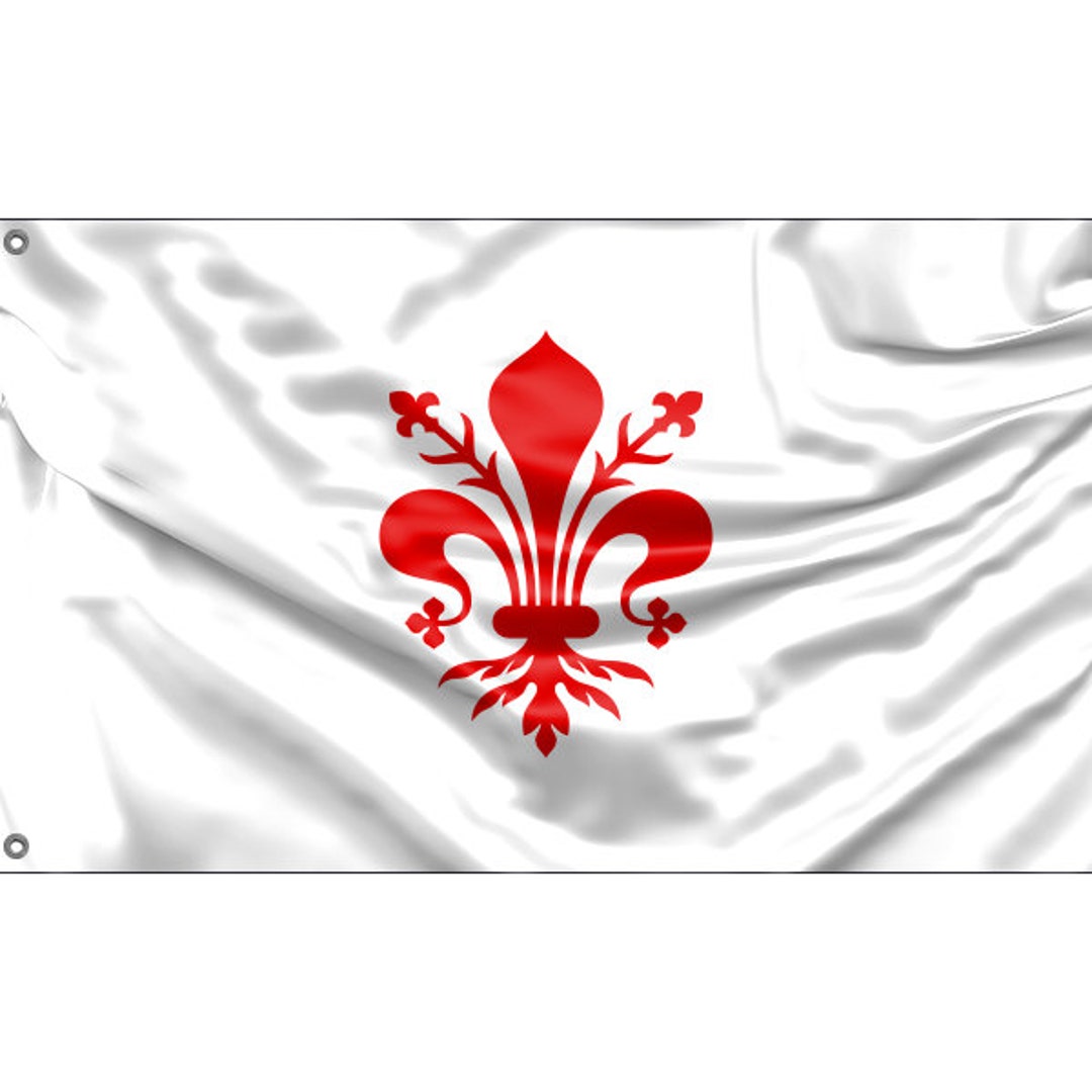 Flag of Florence, Italy Unique Design Print Hiqh Quality Materials Size ...