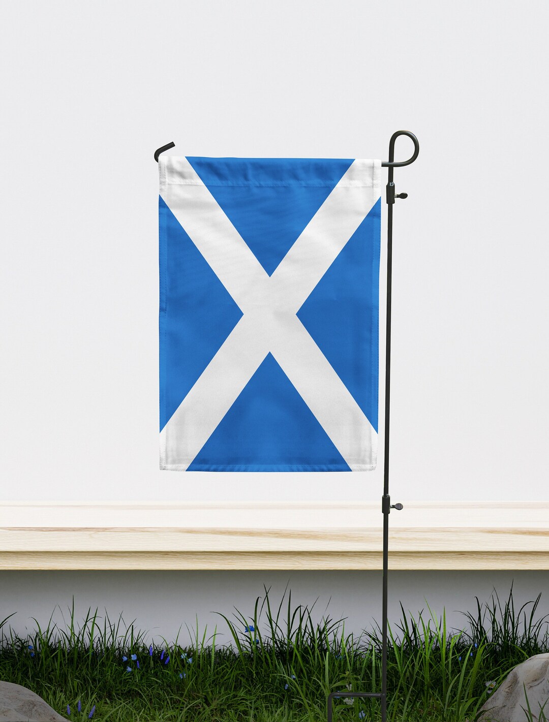 Scotland Garden Flag | Size - 12" X 18" | Double Sided Unique Design ...