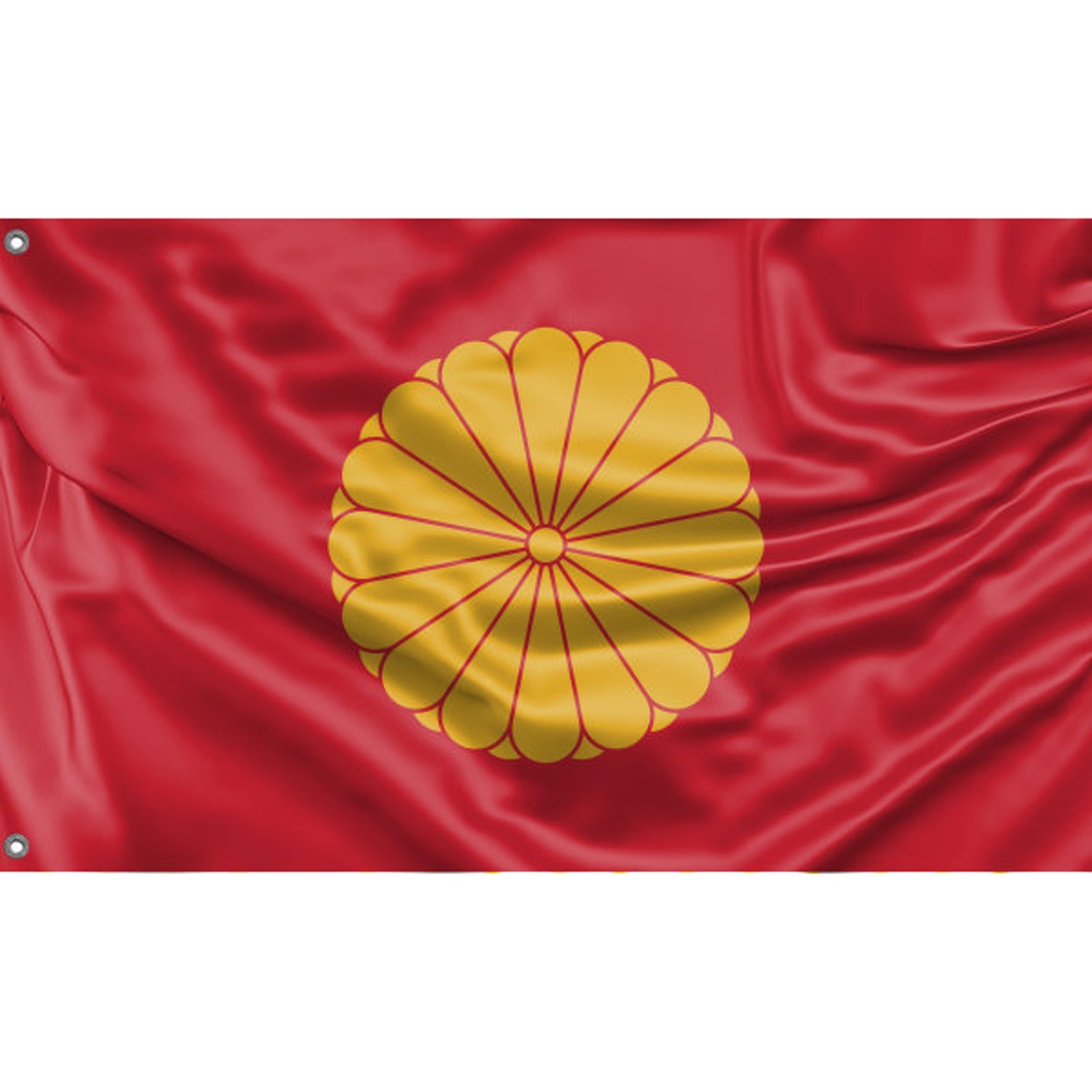 Imperial Standard Flag of the Emperor of Japan Unique Print - Etsy