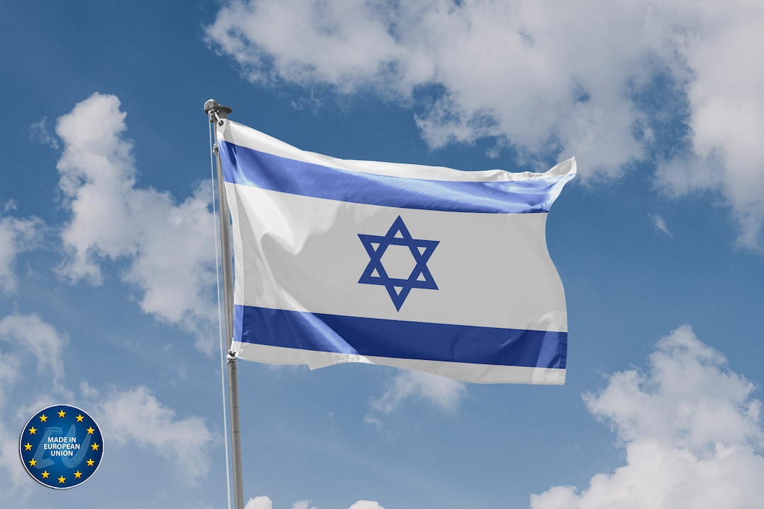 Flag of Israel | Unique Design Print | High Quality Materials | 5 Sizes ...