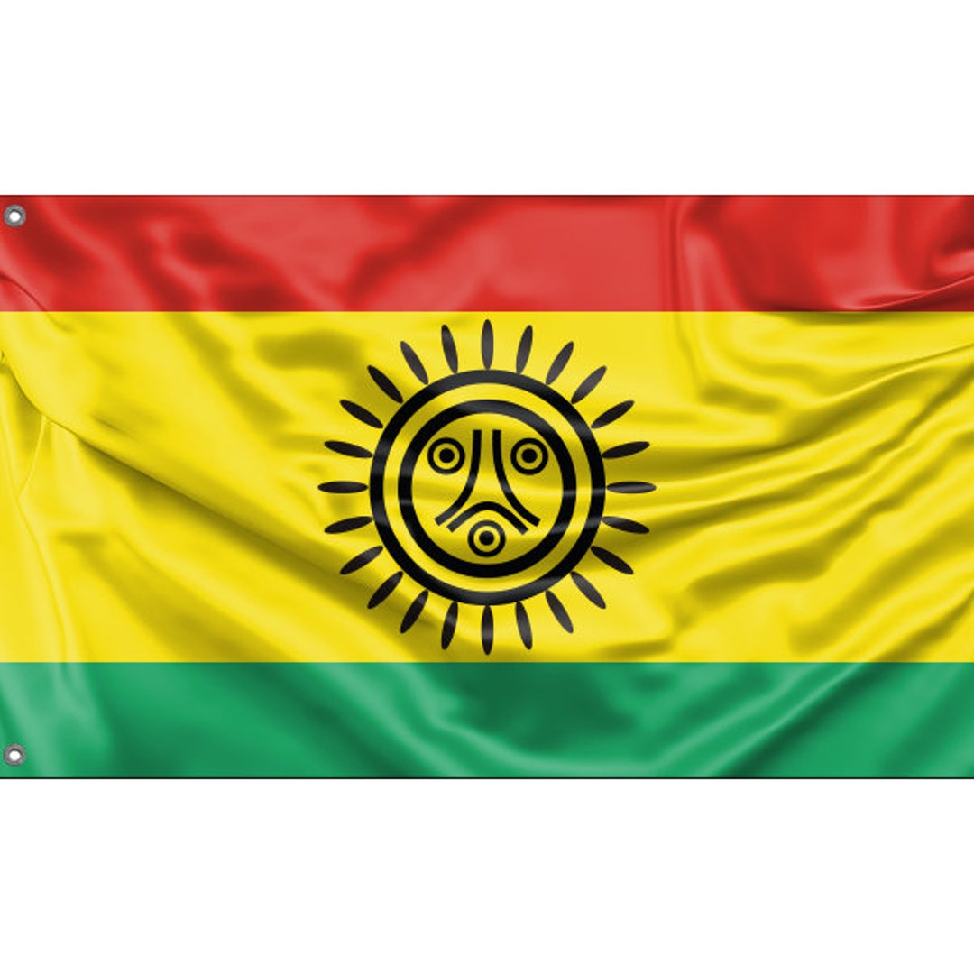 Flag Of The Jatibonicu Taino Tribal Nation Unique Design Print High 