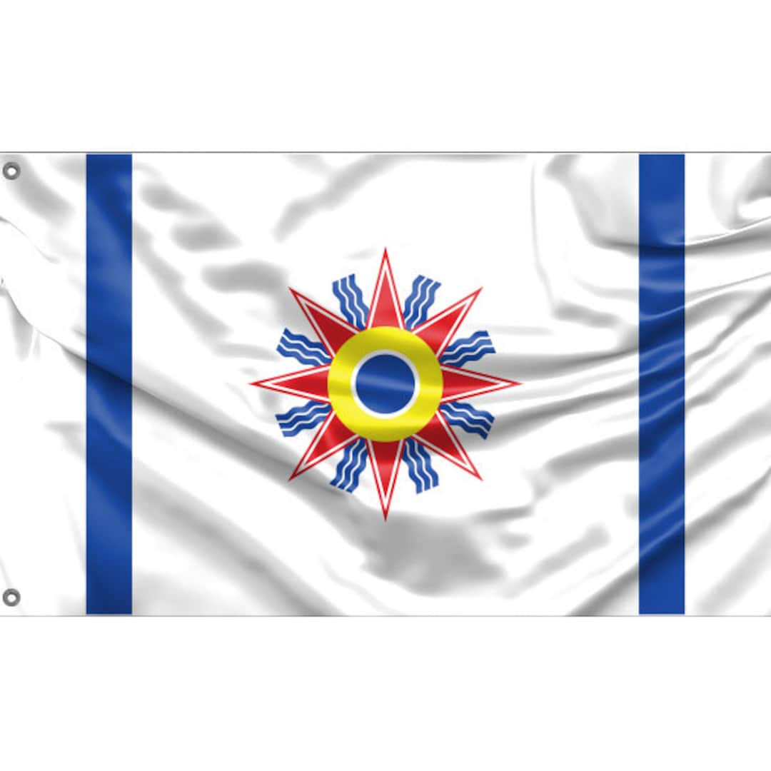 Chaldean Flag Unique Design Print High Quality Materials - Etsy