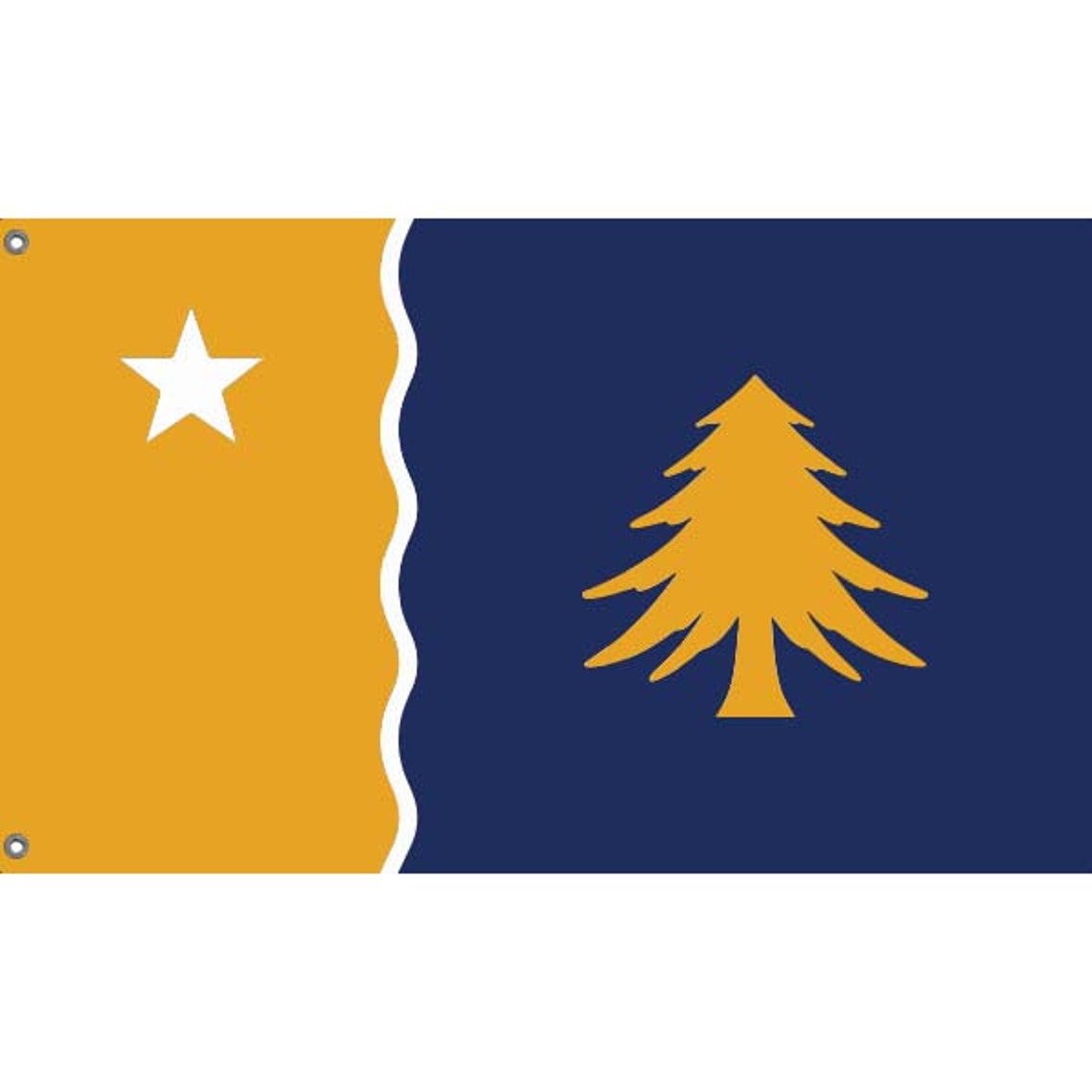 Redesigned Massachusetts State Flag | Unique Design Print | High ...