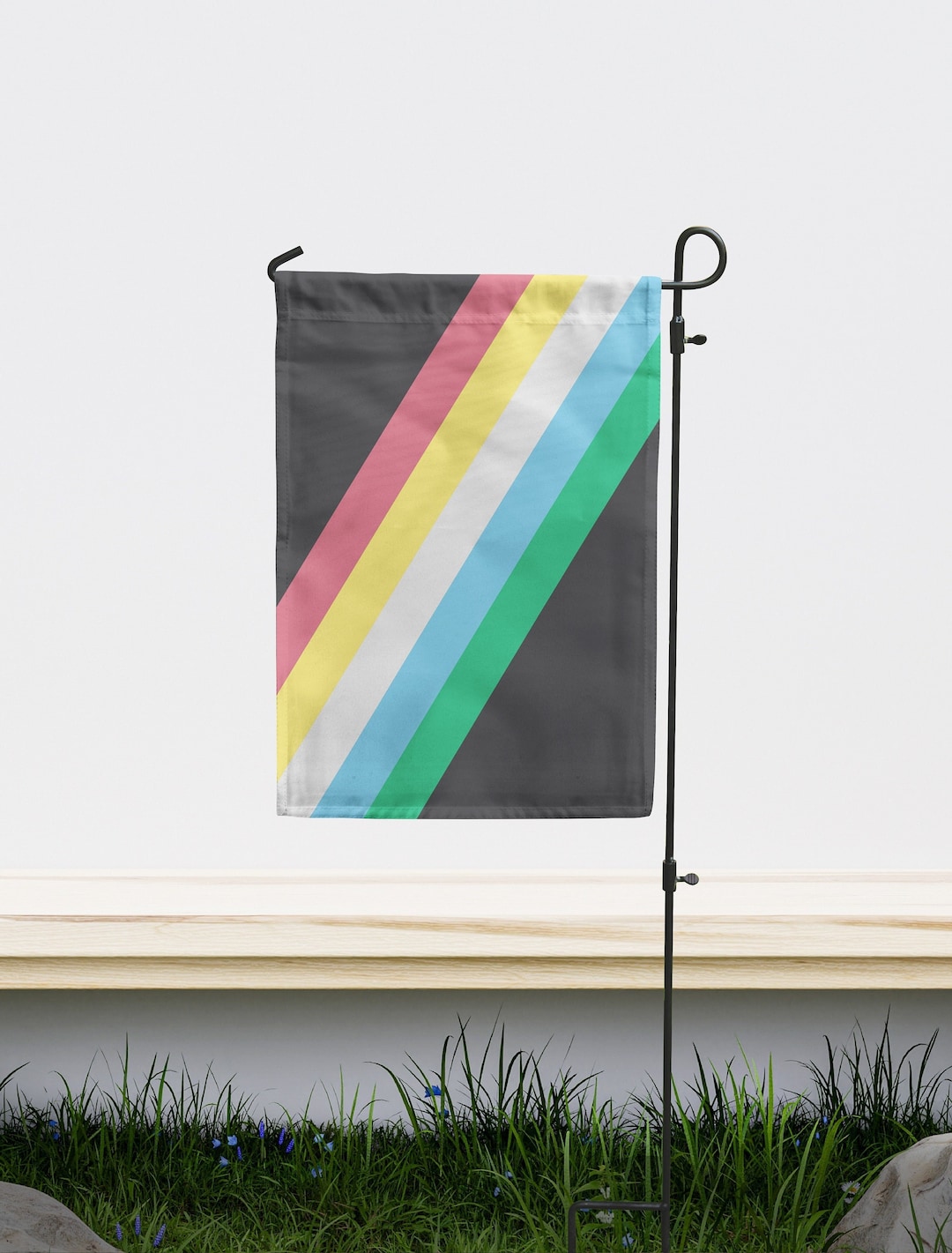 Visually Safe Disability Garden Flag | Size - 12" X 18" | Double Sided ...