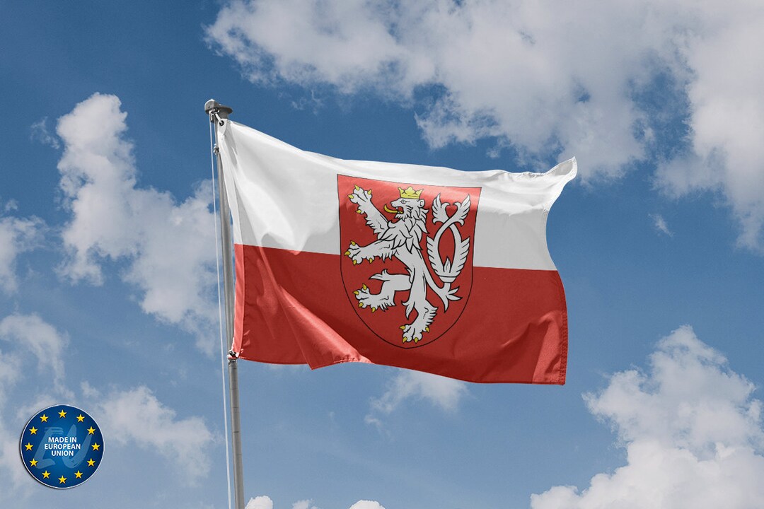 Bohemian Coat of Arms Flag | Unique Design Print | High Quality ...