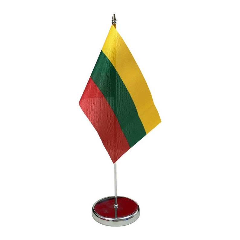 Custom Made Table Flag With Stand With Your Design | Unique Design ...
