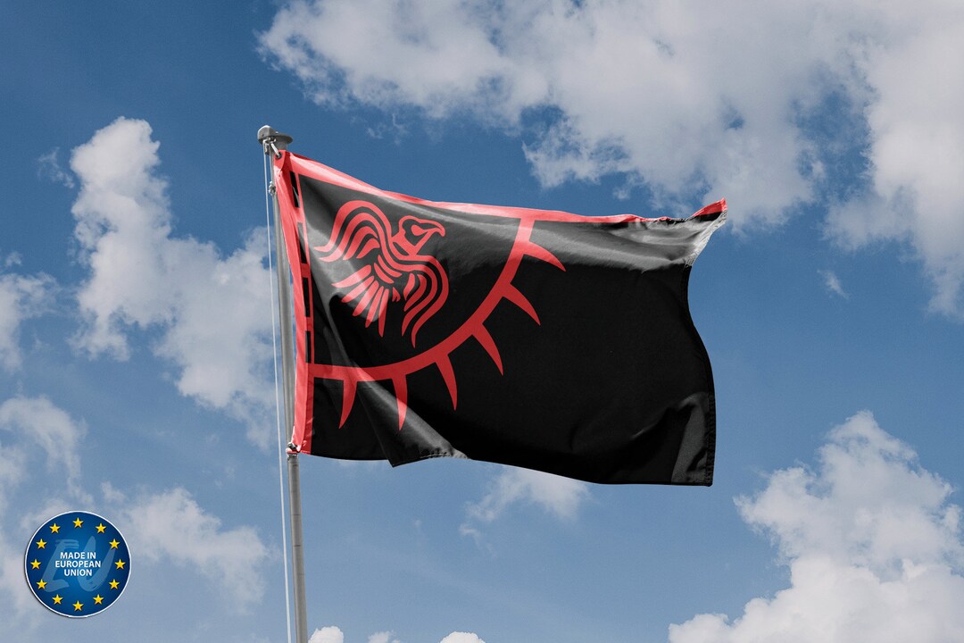 Black Raven Viking Flag | Unique Design Print | Hiqh Quality Materials ...