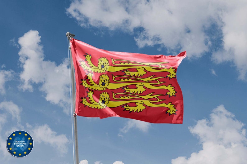 Royal Banner of King Richard I Flag | Unique Design Print | Hiqh ...