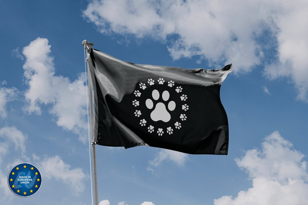 Dog Flag | Unique Design Print | High Quality Materials | 5 Sizes ...