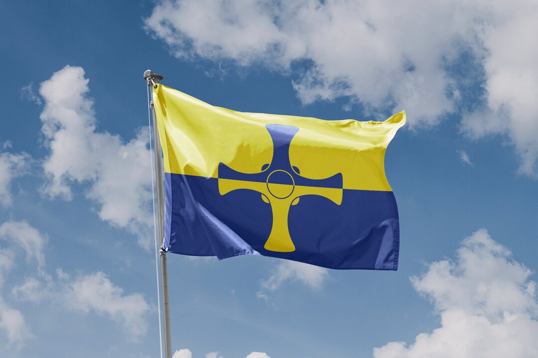 Flag of County Durham | Unique Design Print | Hiqh Quality Materials ...