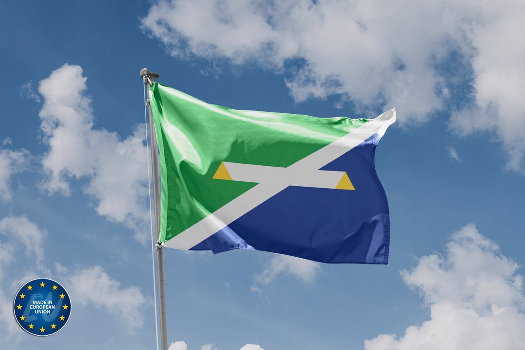 Fishers Flag, Indiana USA | Unique Design Print | Hiqh Quality ...