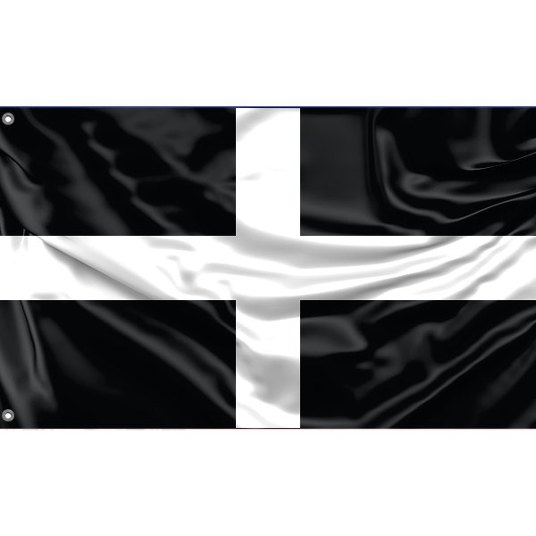Flag of Cornwall Unique Design Print High Quality Materials Size 3x5 Ft ...
