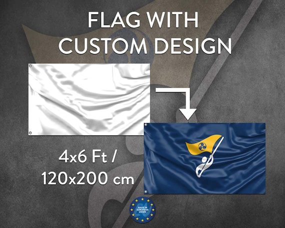Custom Made Flag With Your Design Print Unique Design Print | Etsy
