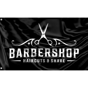 Barbershop Flag Unique Print, 3x5 Ft / 90x150 Cm Size, EU Made - Etsy