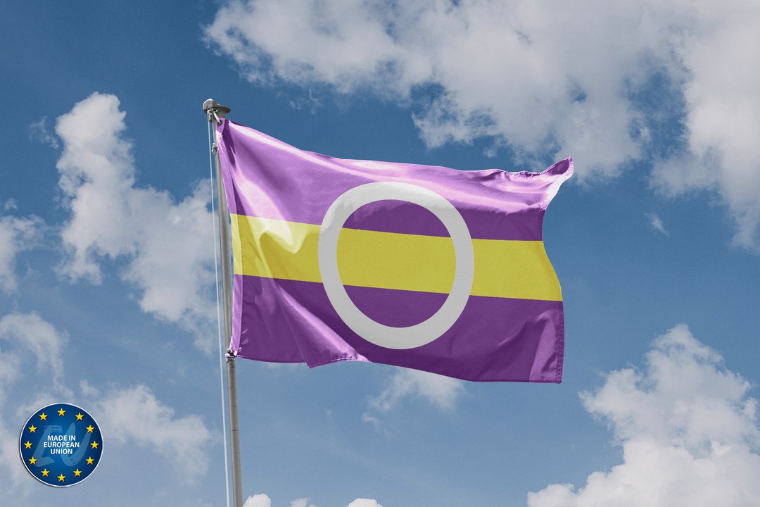 Intergender Flag | Unique Design Print | High Quality Materials | Size ...