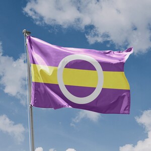 Intergender Flag | Unique Design Print | High Quality Materials | Size ...
