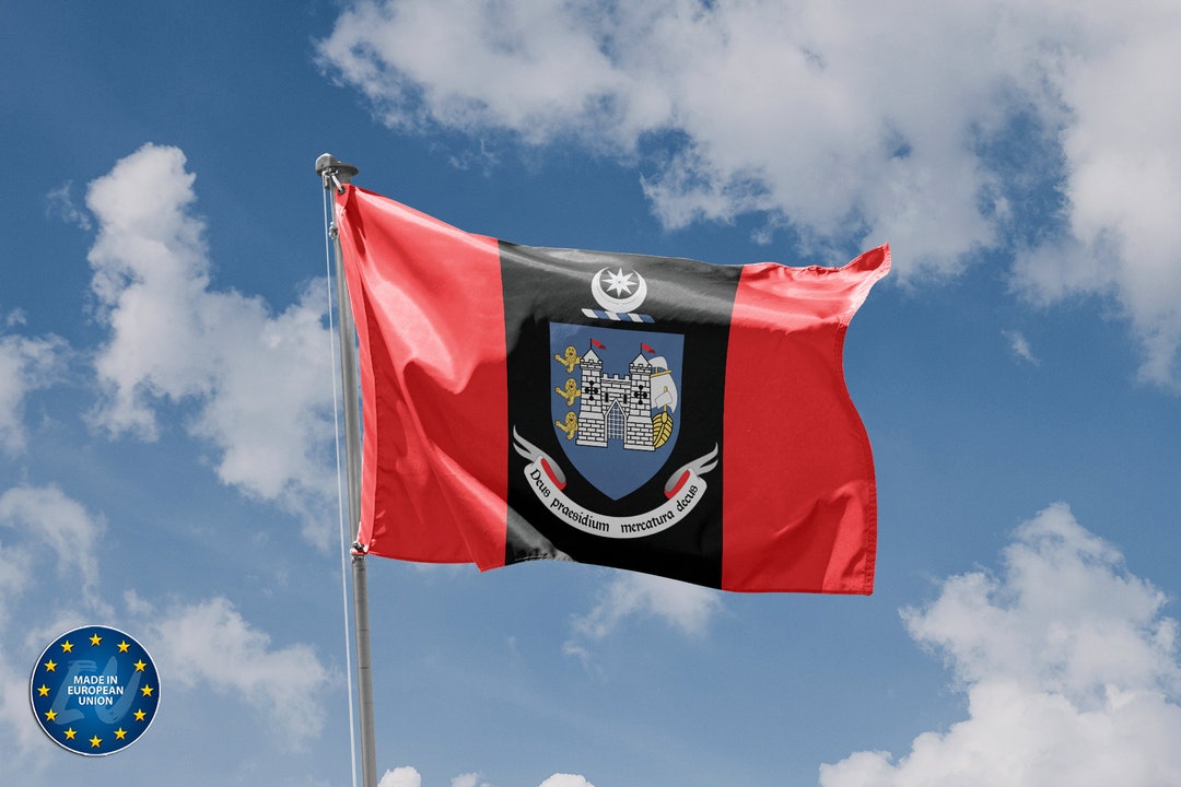Drogheda Flag, Ireland Unique Design Print High Quality Materials Size ...