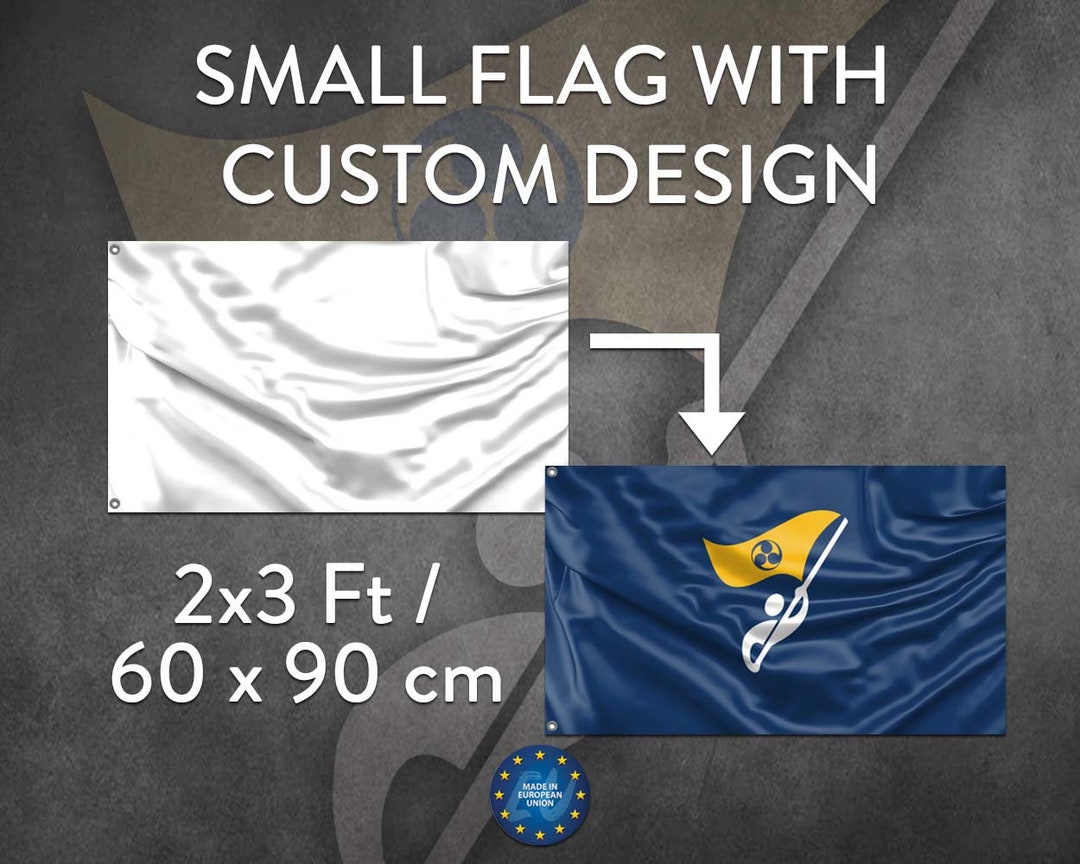 Small Custom Made Flag With Your Design Print | Unique Design Print ...