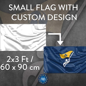 Small Custom Made Flag With Your Design Print | Unique Design Print ...