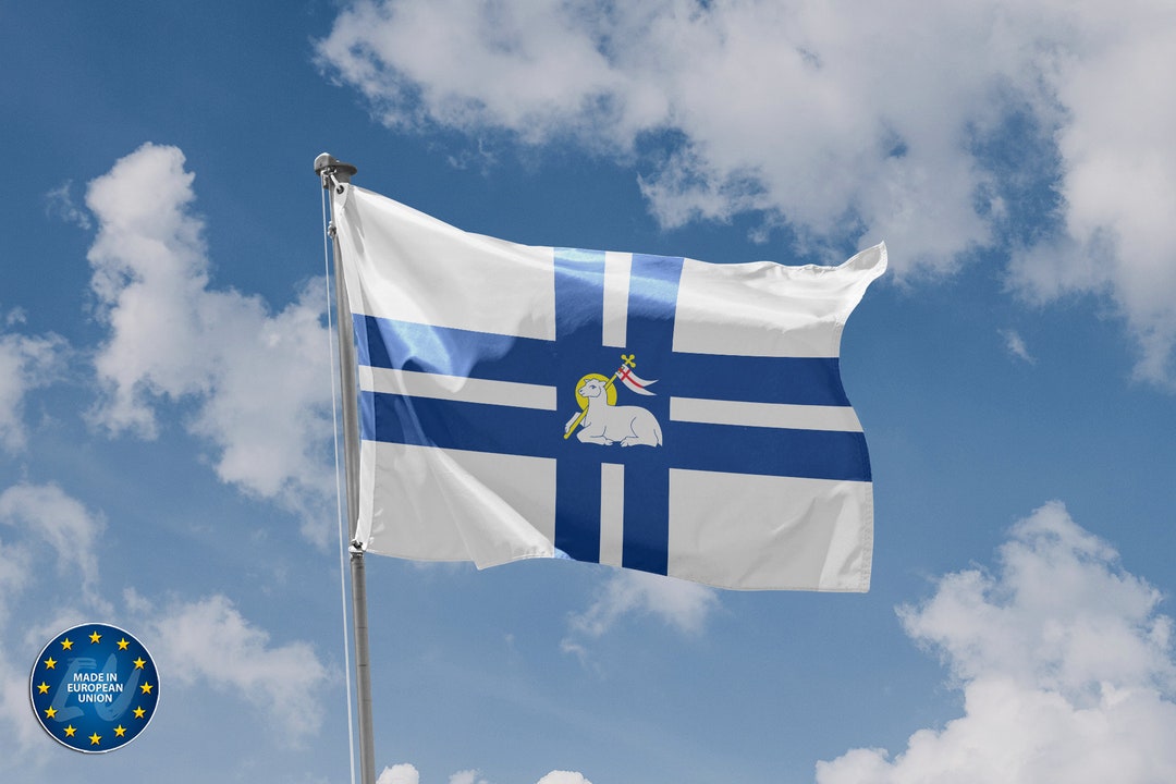 Preston Town Flag, UK, Unique Print, 3x5 Ft / 90x150 Cm Size, EU Made ...