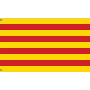 Senyera catalonia Flag Unique Design Print High Quality Materials Size ...