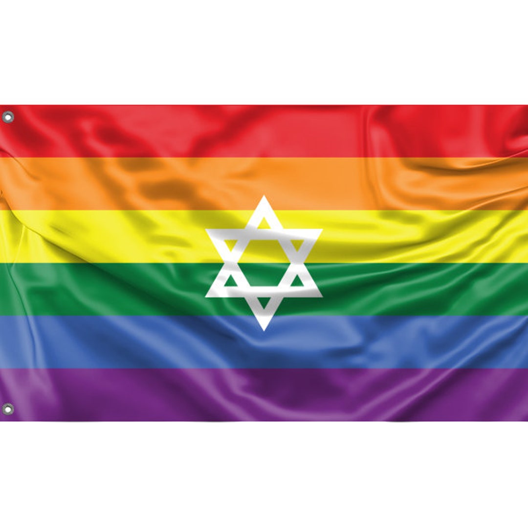 Jewish Pride Flag Unique Design Print High Quality Materials 5 Sizes ...