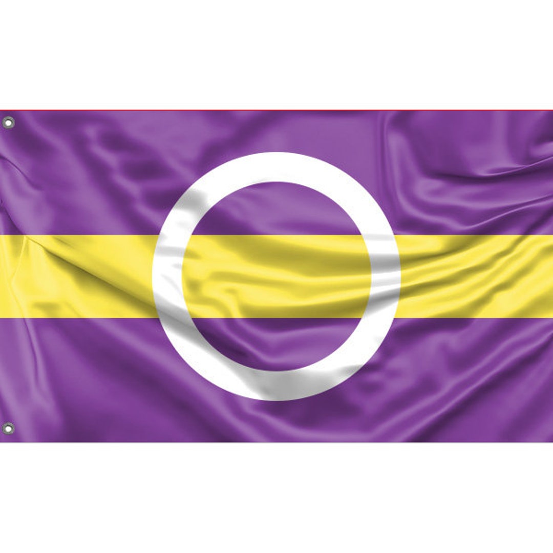 Intergender Flag Unique Design Print High Quality Materials Size 3x5 Ft ...