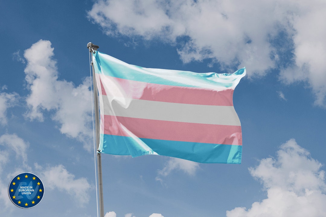 Transgender Pride Flag | Unique Design Print | Hiqh Quality Materials ...