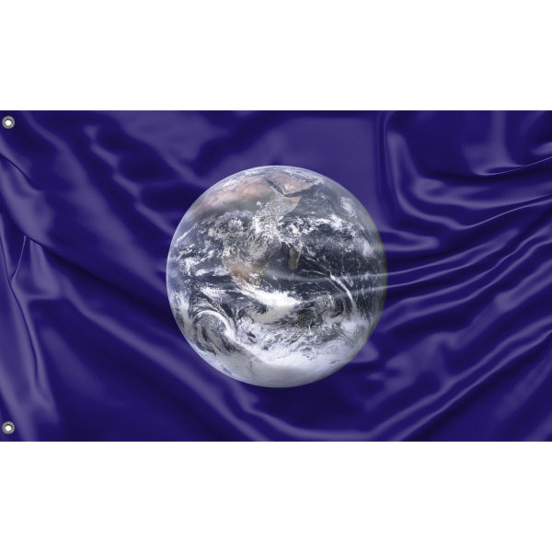 Earth Flag Unique Design Print Hiqh Quality Materials Size 3x5 Ft ...