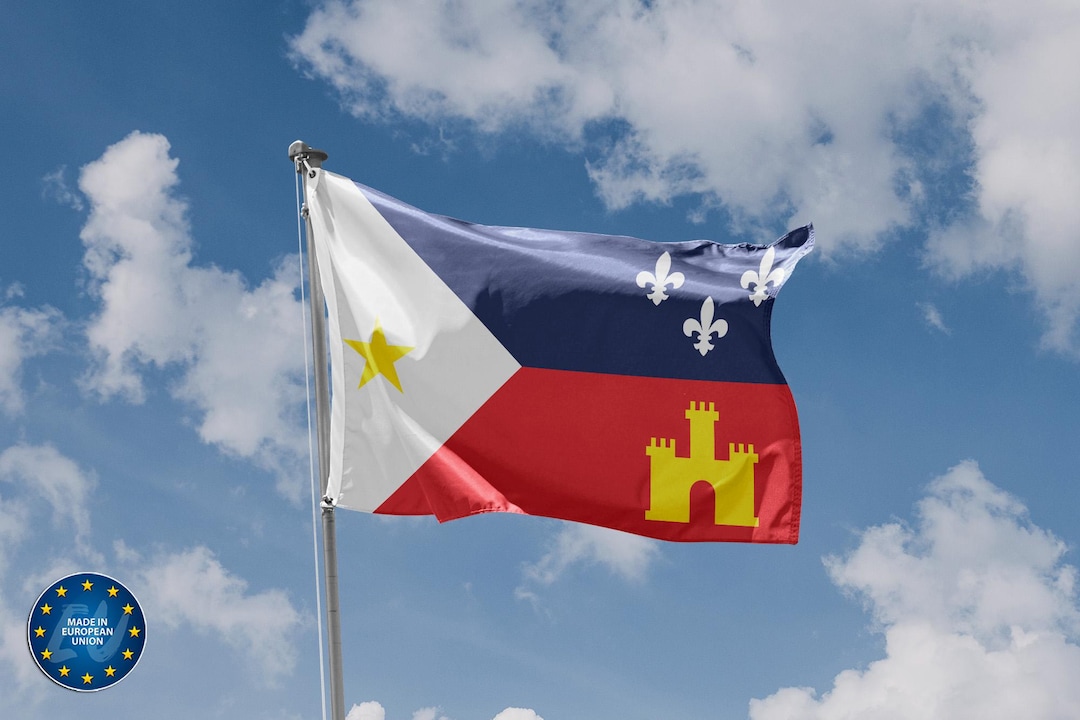 Acadiana Flag | Unique Design Print | High Quality Materials | 5 Sizes ...
