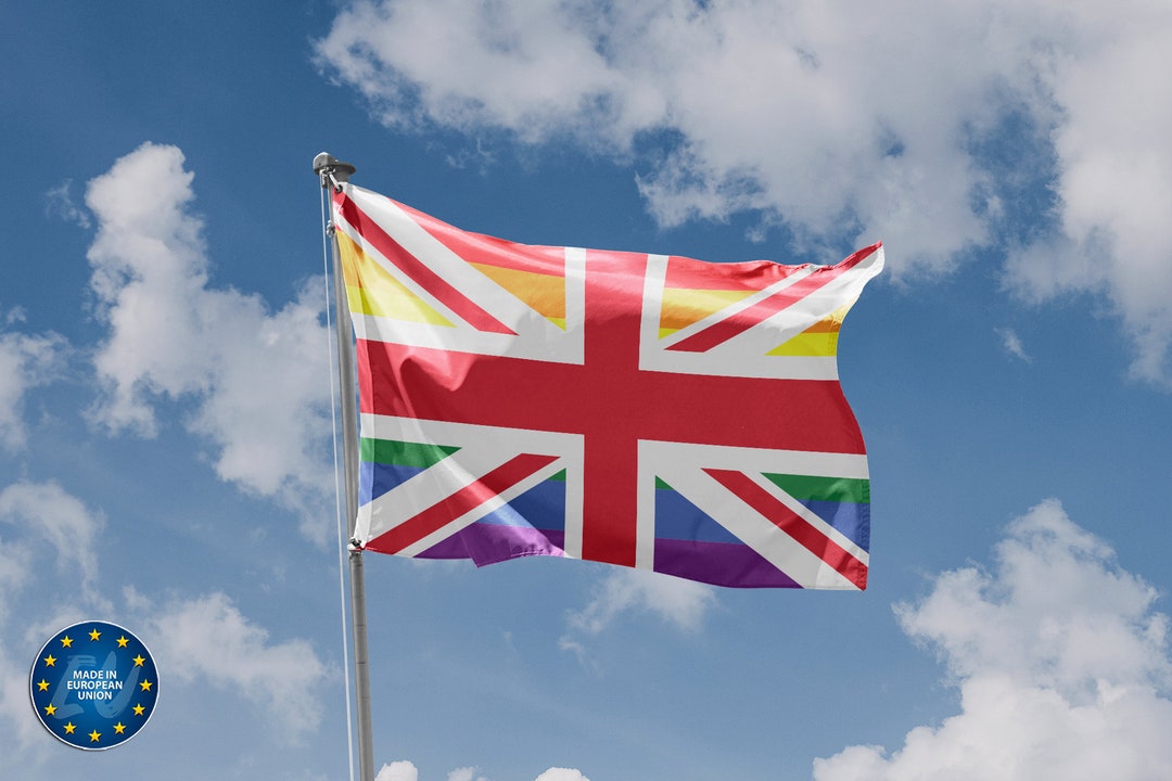 United Kingdom LGBTQ+ Flag | Unique Design Print | High Quality ...