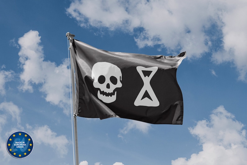 Captain Napin Pirate Flag | Unique Design Print | High Quality ...