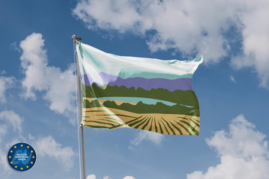 Monkton, Vermont Flag | Unique Design Print | High Quality Materials ...