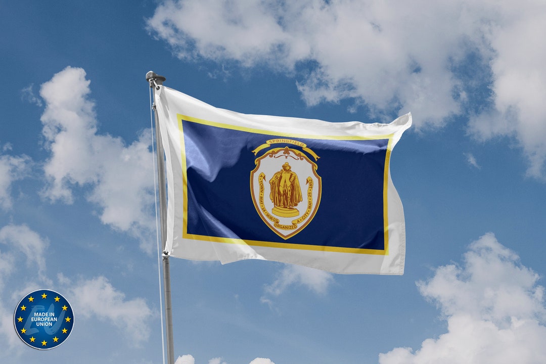Flag of Springfield, Massachusetts | Unique Design Print | Hiqh Quality ...