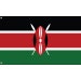 Flag of Kenya | Unique Design Print | High Quality Materials | 5 Sizes ...
