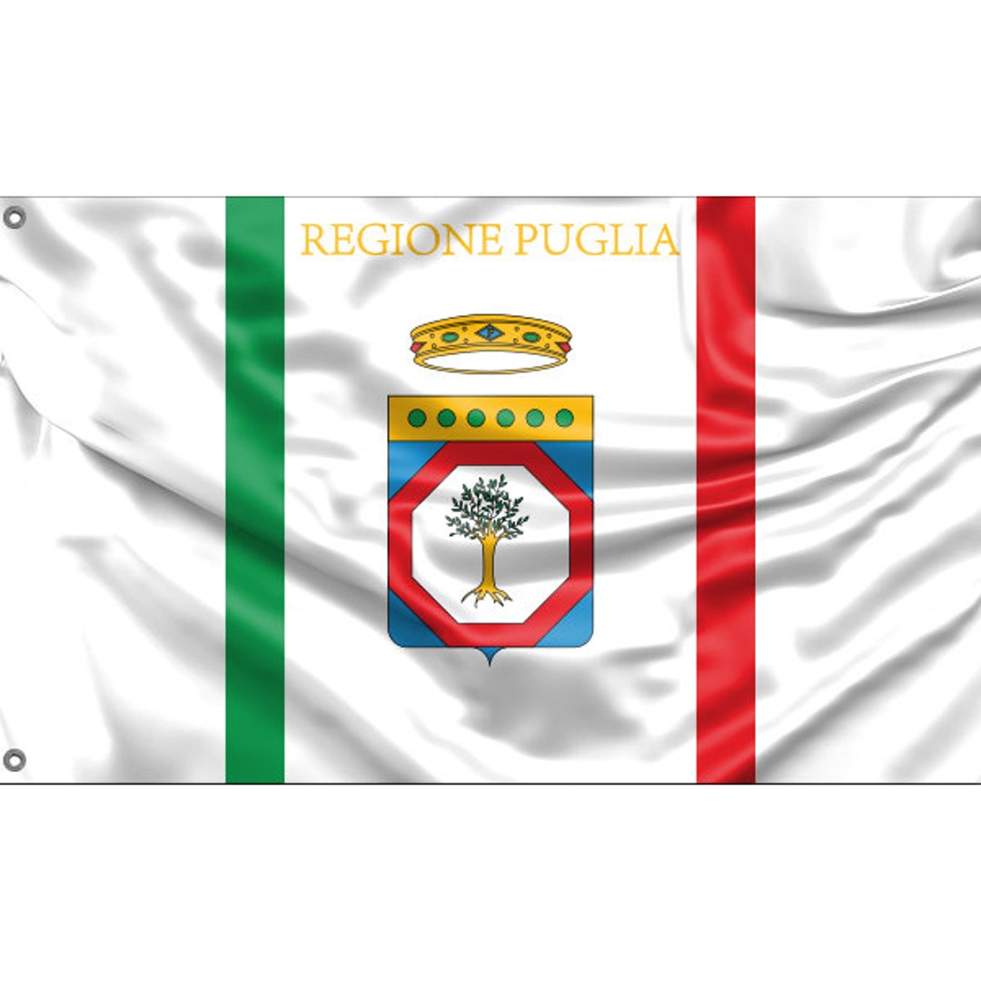 Apulia Italy Flag Unique Design Print High Quality - Etsy